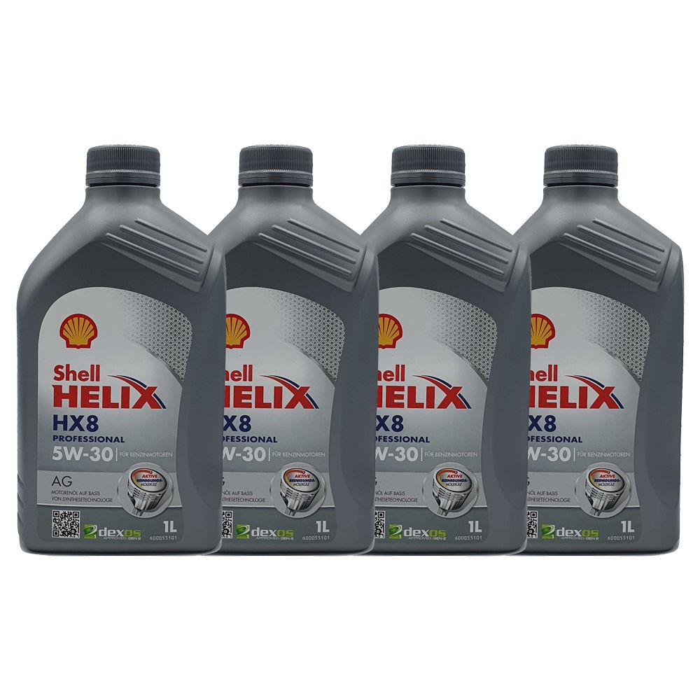 Shell Helix HX8 Professional AG 5W-30 4x1 Liter | G29916505